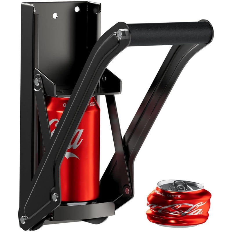 ZVZM 16 oz. Metal Can Crusher/Smasher, Heavy Duty Wall Mounted Aluminum ...