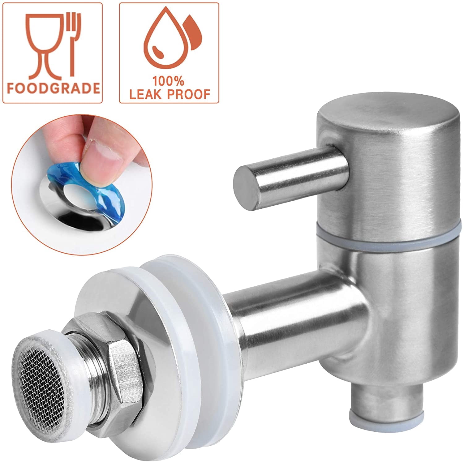 ZVZM Stainless Steel Beverage Dispenser Replacement Faucet Tap Spigot ...