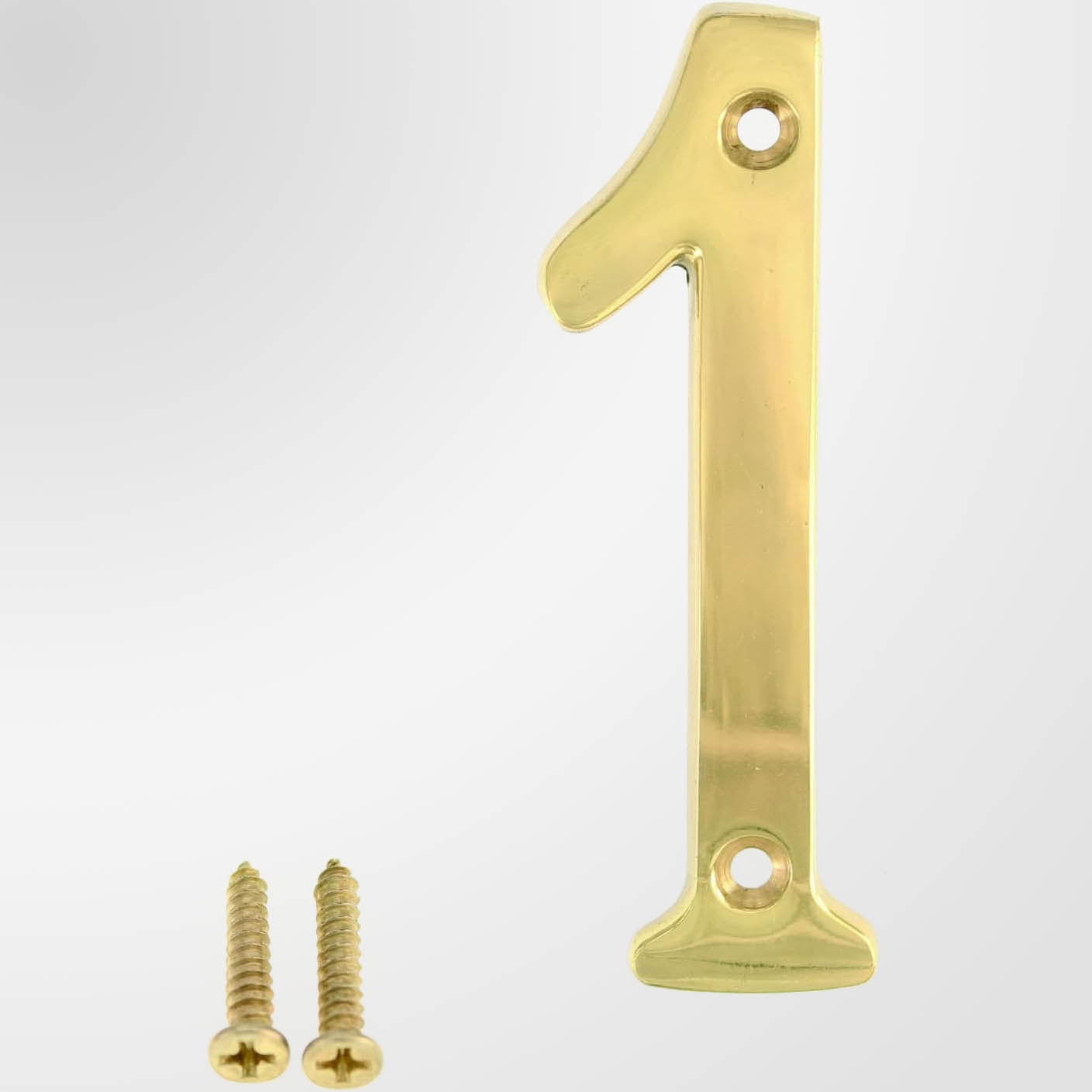 ZW-A200 Bright Brass House Number - Walmart.com