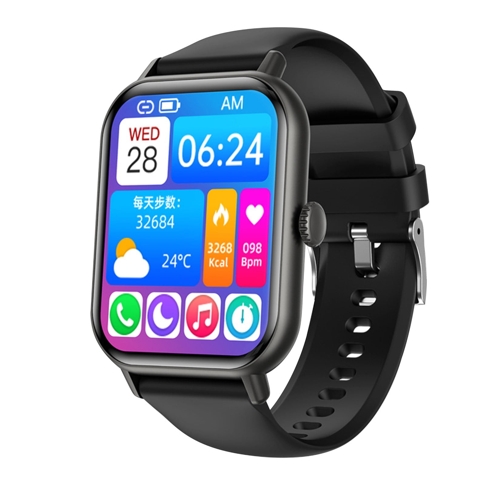 ZW62 Smartwatch Full Screen Bluetooth Call Sports Watch, Smart Watch ...