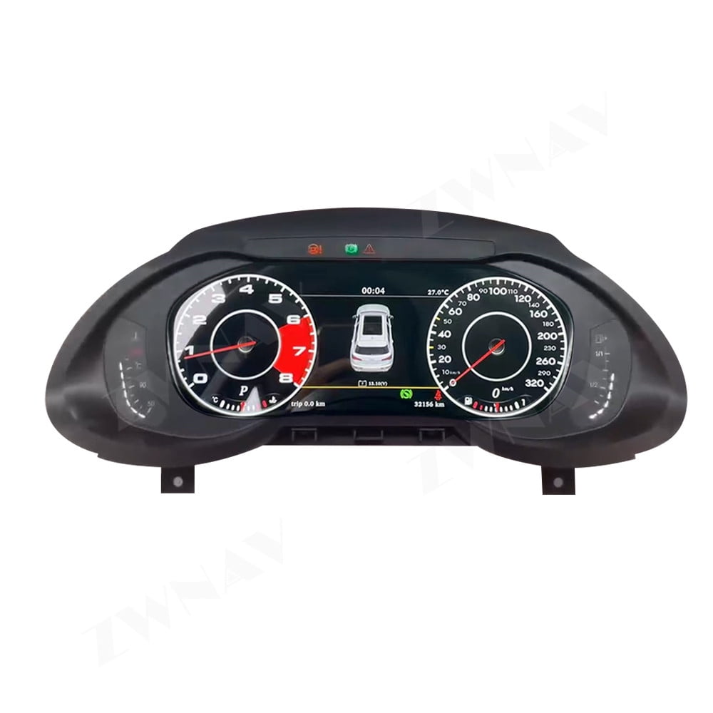 ZWNAV 12.3 inch car LCD digital instrument panel instrument cluster speedometer suitable for ...