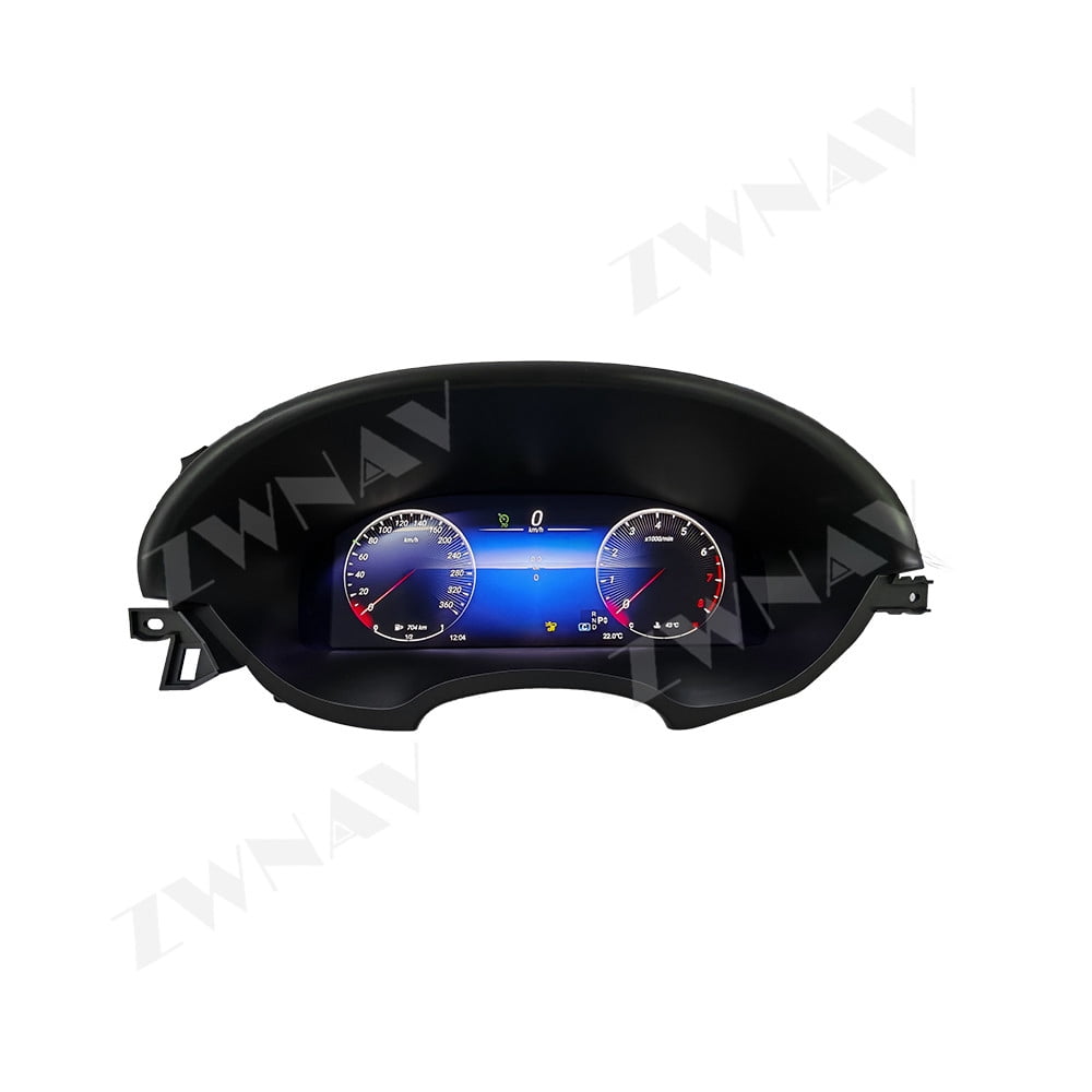 ZWNAV 12.3 inch car LCD digital instrument panel instrument cluster ...