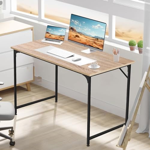 ZWBDJYC 32" Computer Desk Home Office Desk Writing Desk Wood PC Study ...
