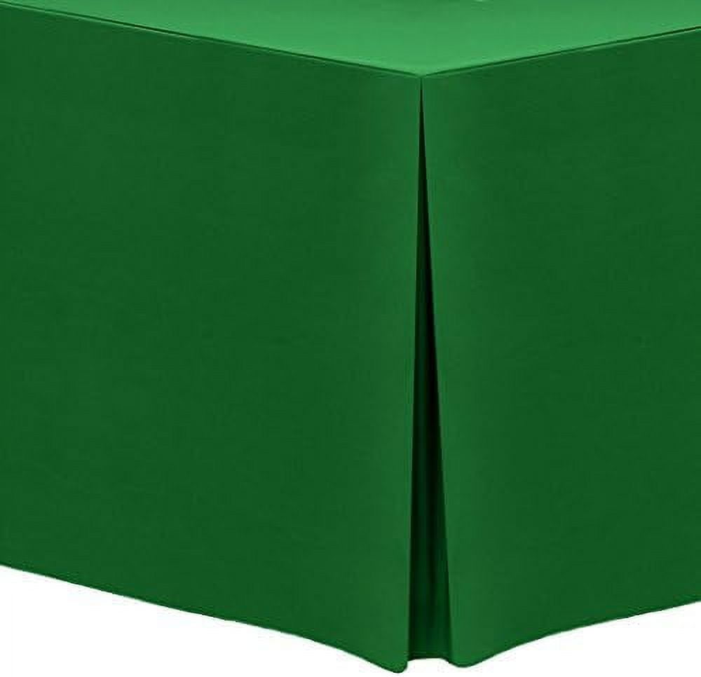 ZWBDJYC 8 ft. Fitted Polyester Tablecloth - Fits 18 x 96-Inch Banquet ...