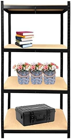 ZWBDJYC Garage Shelving Unit Heavy Duty Metal Frame 386lbs Load Per ...