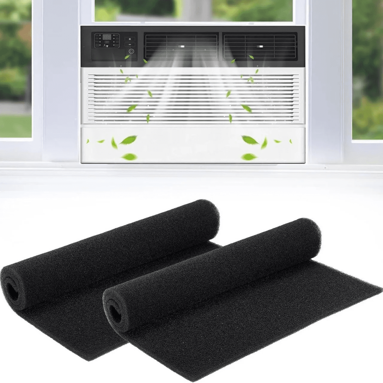 ZWHong RV AC Filter Replacement, 24" x 15" Cut-to-Size Air Conditioner ...