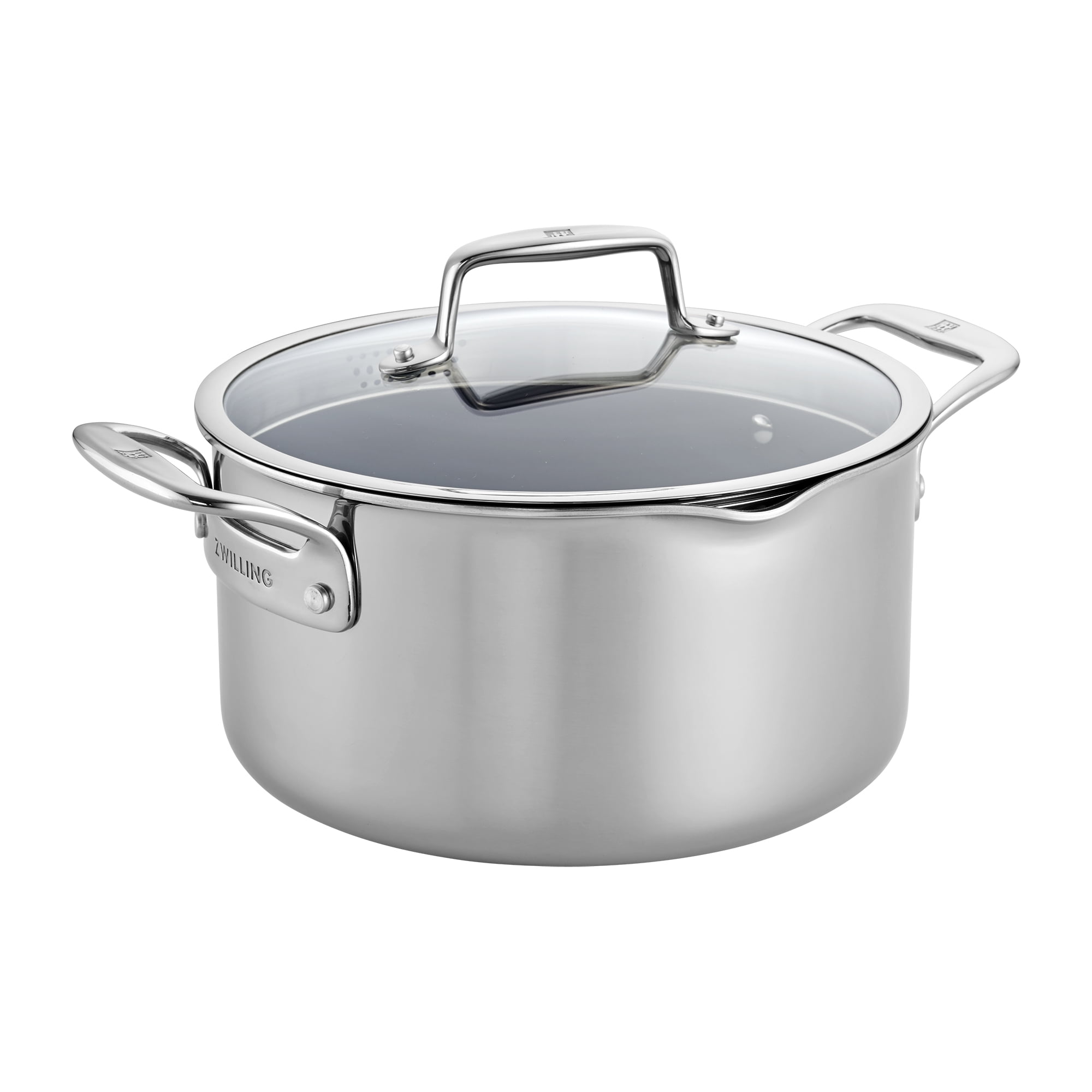 ZWILLING Clad CFX 6-qt Stainless Steel Ceramic Nonstick Dutch Oven ...