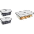 ZWILLING Fresh & Save 3-pc Glass Food Storage Vacuum Containers Meal ...