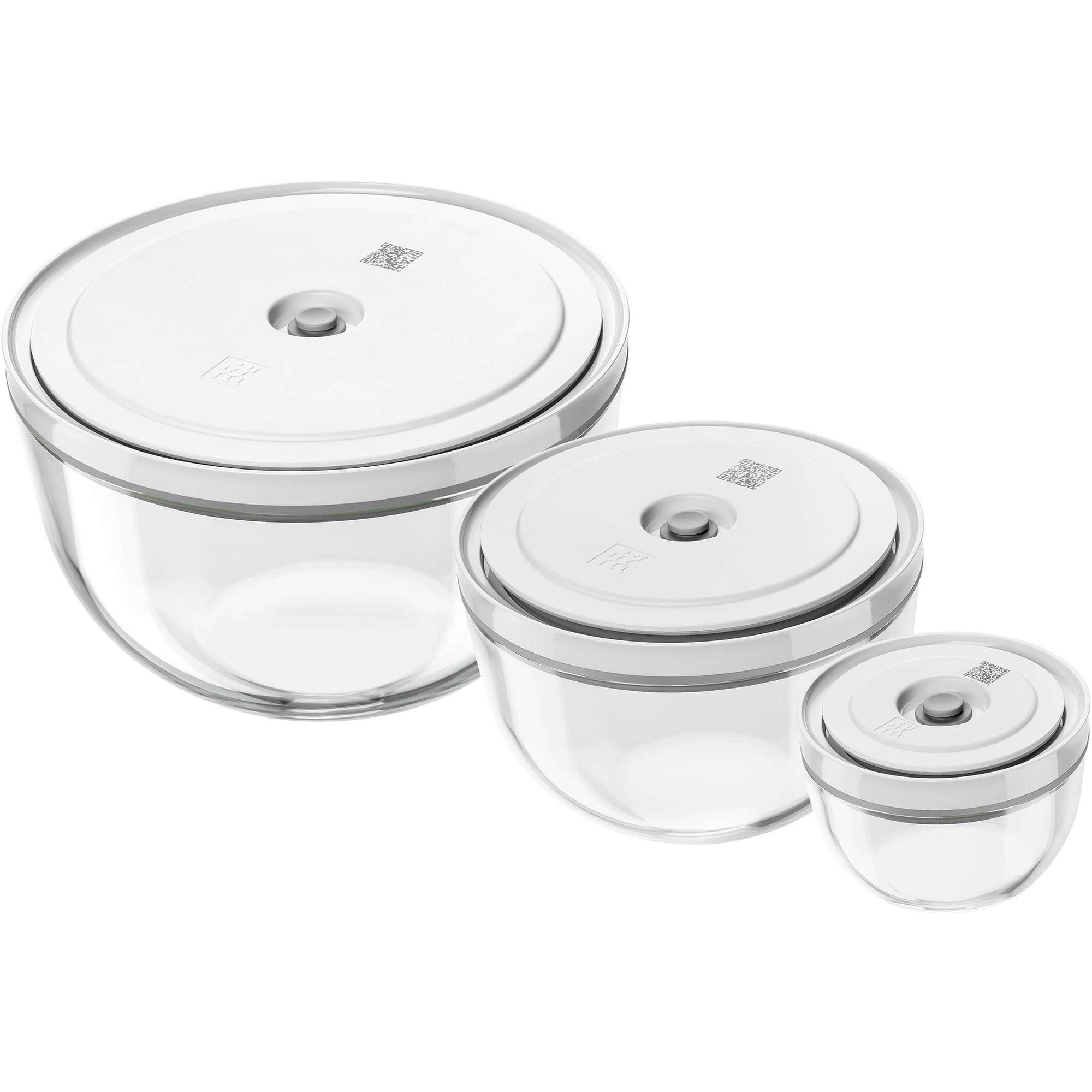 ZWILLING Fresh & Save BOWLS 3-pc Glass Vacuum Bowl Set - Walmart.com