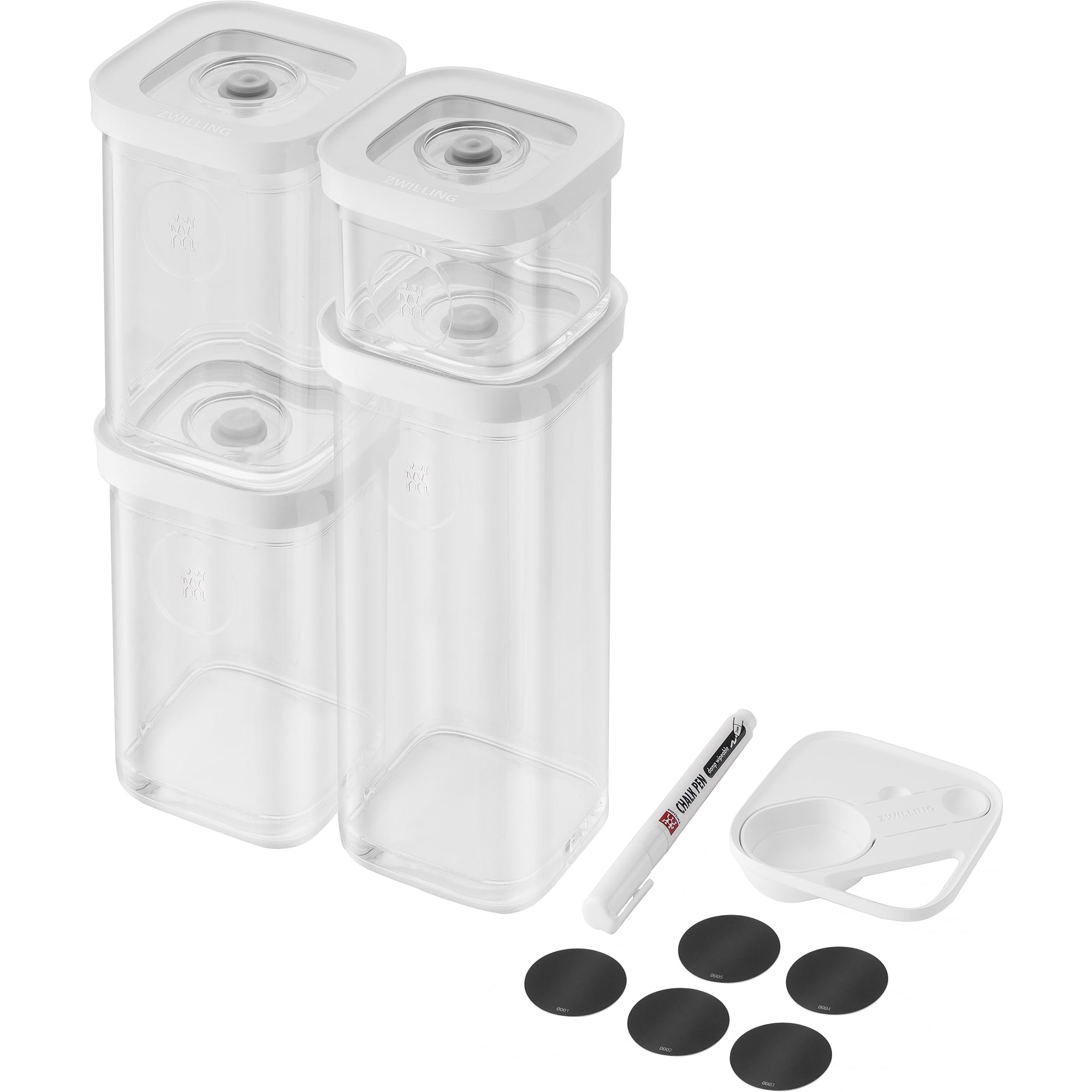 ZWILLING Fresh & Save Cube Box Set, 6-pc, Plastic, Airtight Dry Food ...