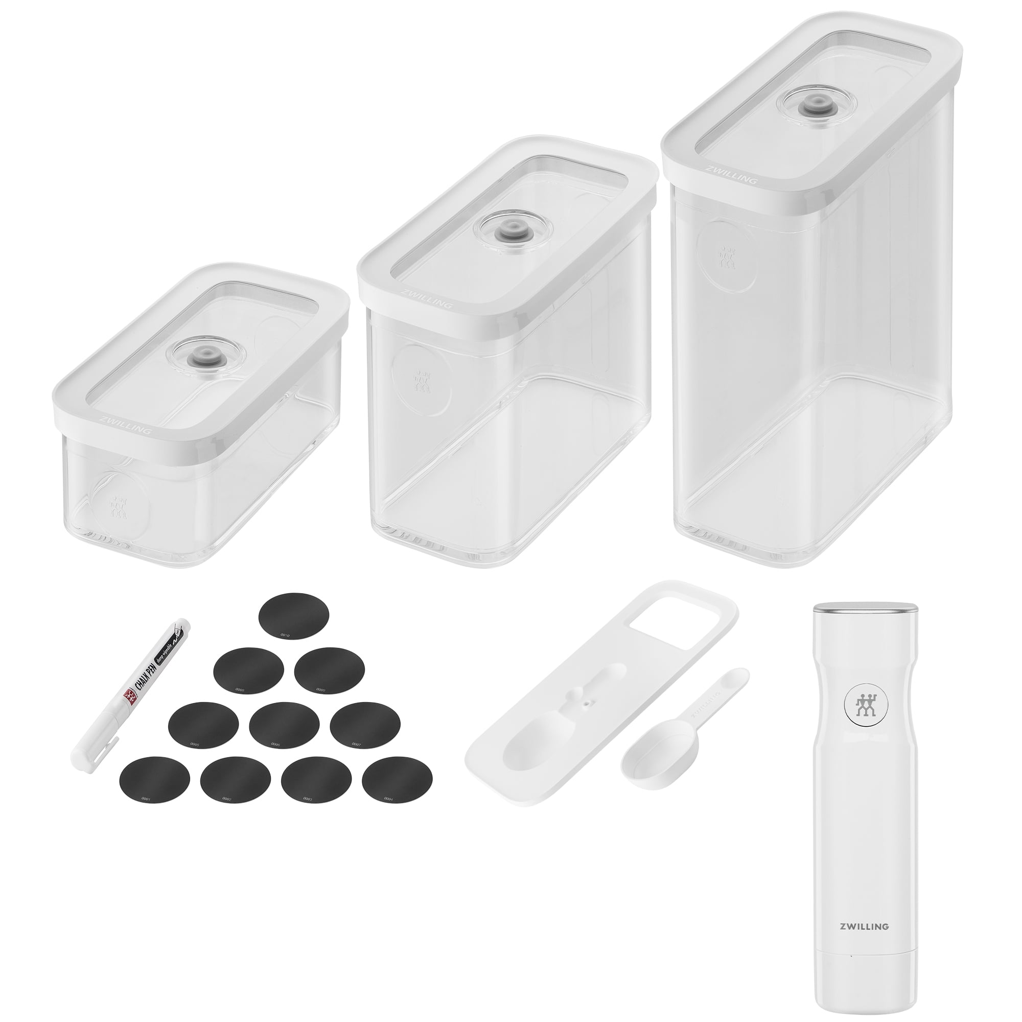ZWILLING Fresh & Save Cube Box Starter Set, 5-pc, Plastic, Airtight Dry ...