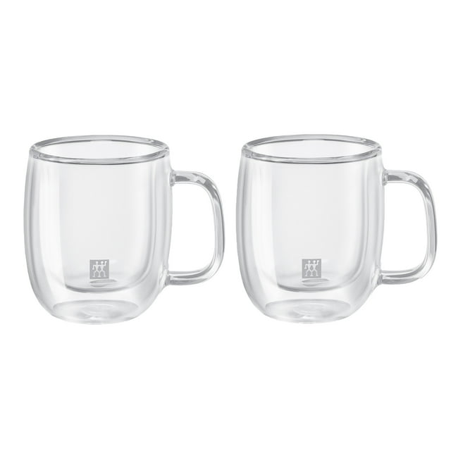 ZWILLING Sorrento Plus 2-pc Double-Wall Glass Espresso Mug Set - Walmart.com