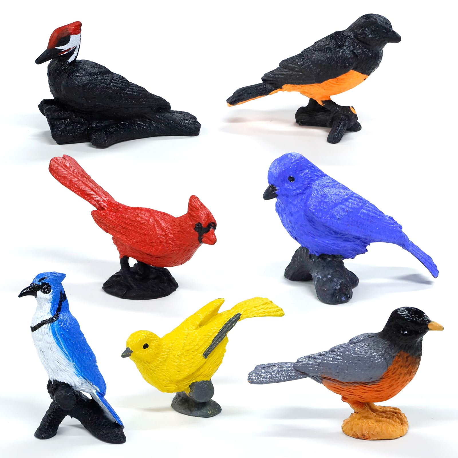 ZWLIYCHN Toy BirdTRDN Figures Mini Bird Figurines Birds Cake Topper ...