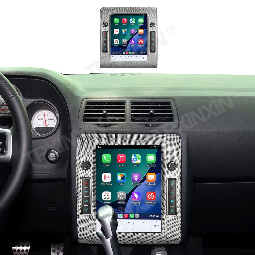TPXINXIN 10.4 inch Android 13 Car Radio CarPlay For Dodge Challenger ...