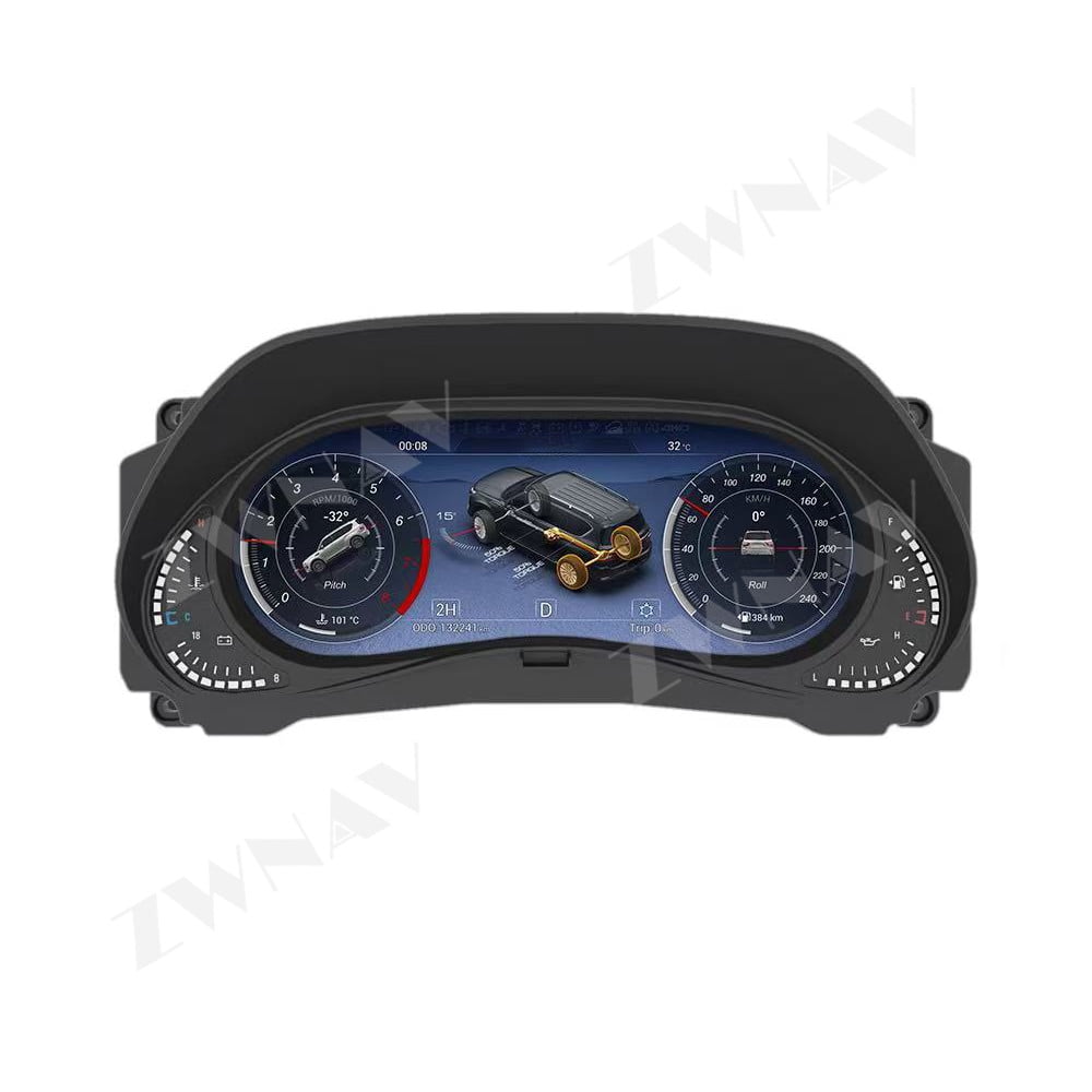 ZWNAV 12.3'' Digital LCD Instrument Dash Screen Digital Cluster For ...