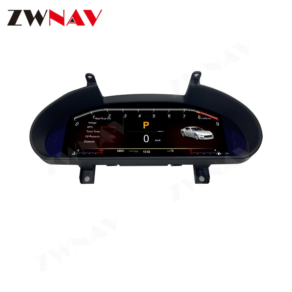 ZWNAV 12.3 inch car LCD digital instrument panel instrument cluster ...