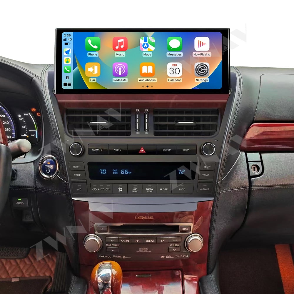 ZWNAV 12.3 inch car radio player for Lexus LS460/LS600 2006-2012 ...