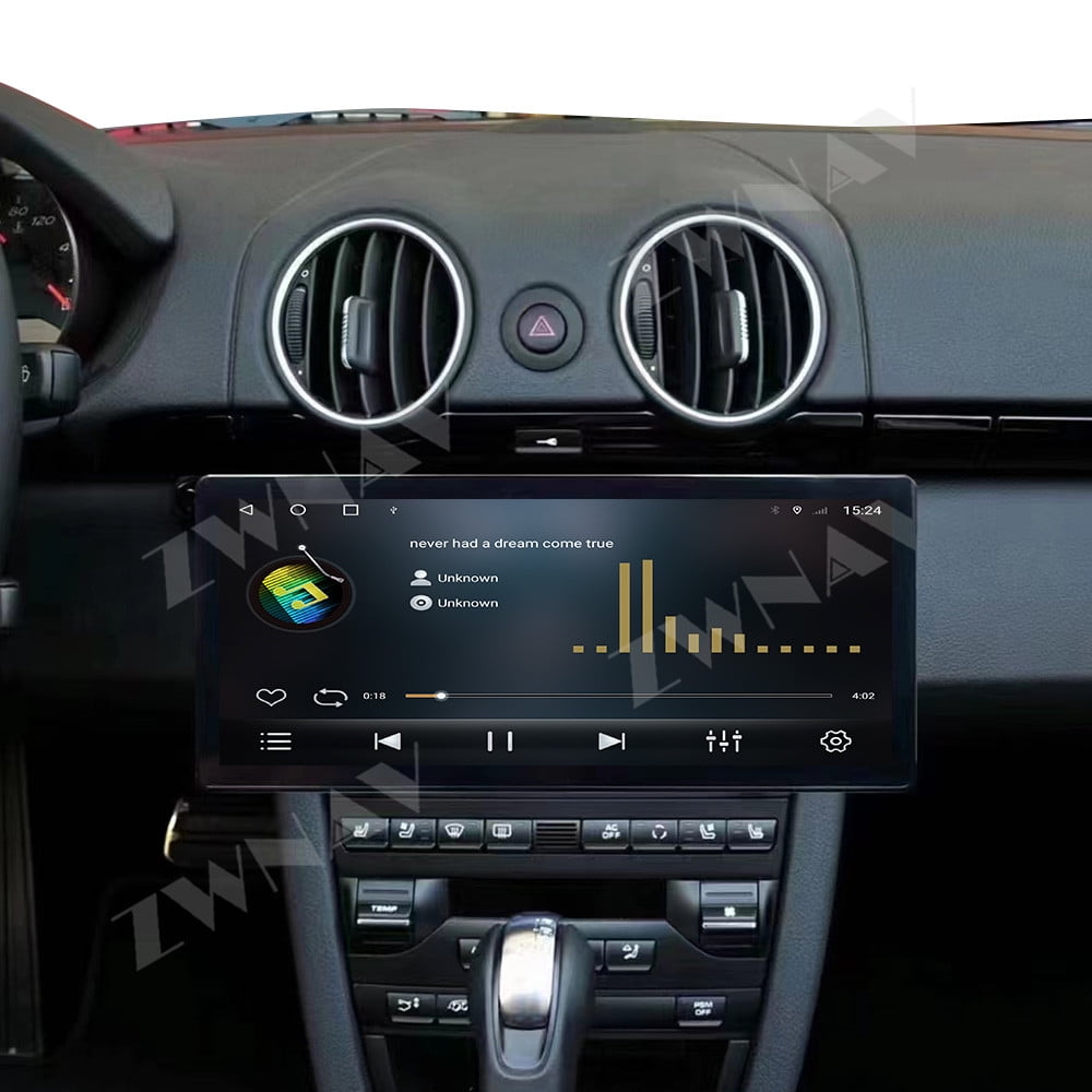ZWNAV 12.3 inch car radio player for Porsche 911/Porsche 718 Cayman ...
