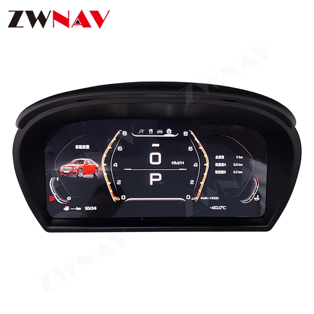 ZWNAV 12.5" Car LCD Digital Dashboard Panel Instrument Cluster ...