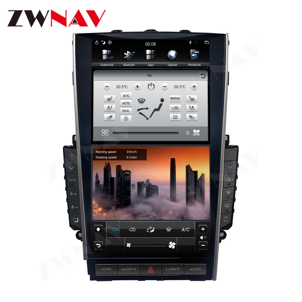 ZWNAV 13.6 inch Android 13 Car Radio for Infiniti Q50 Q50L Q60 2015 ...