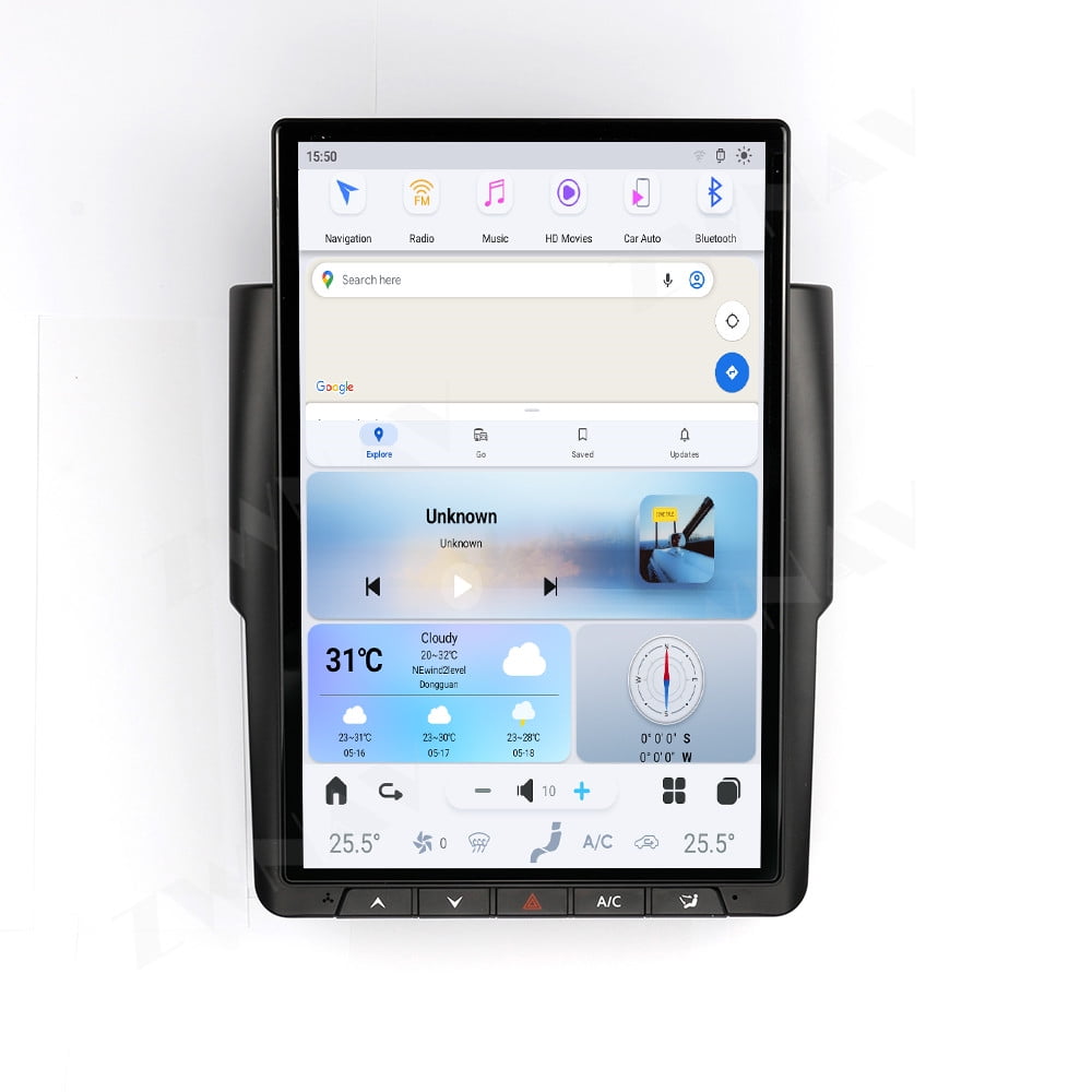 ZWNAV 14.4-inch DS9-861 Multimedia GPS Controller for 2013-2018 Dodge Ram Models with Bluetooth ...