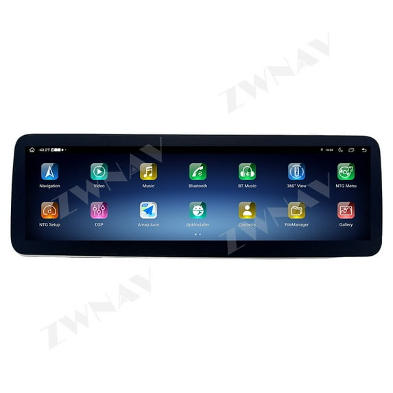 ZWNAV 14.9 inch Car Radio for Mercedes-Benz GLK 2009-2012 Android GPS ...