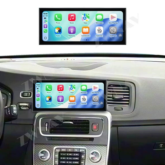 ZWNAV 15.8 inch Android 15 Car Radio For Volvo V60 2012-2018 HD ...