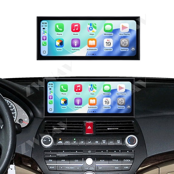 ZWNAV 15.8 inch large screen Android 15 Car Radio For Honda Accord 8th ...