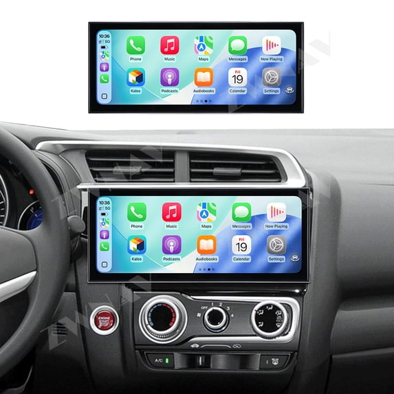 ZWNAV 15.8 inch large screen Android 15 Car Radio For Honda Fit Jazz ...