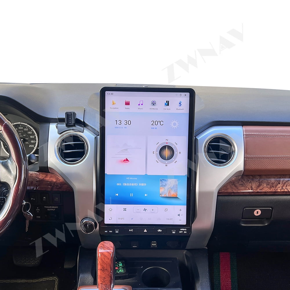ZWNAV 16.8 inch Android 15 Car Radio For Toyota Tundra 2014-2019 HD ...