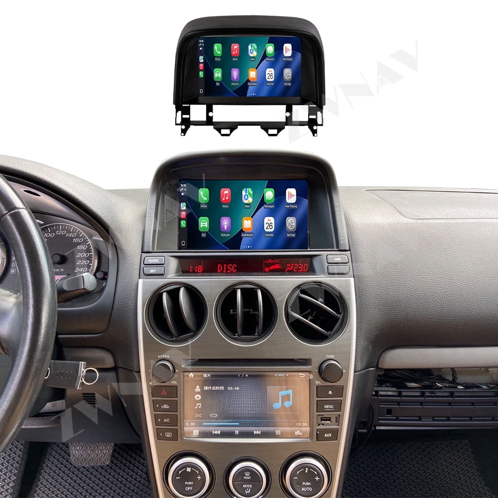 ZWNAV 8 inch Android 15 Car Radio GPS Navigation For Mazda 6 2004-2015 ...