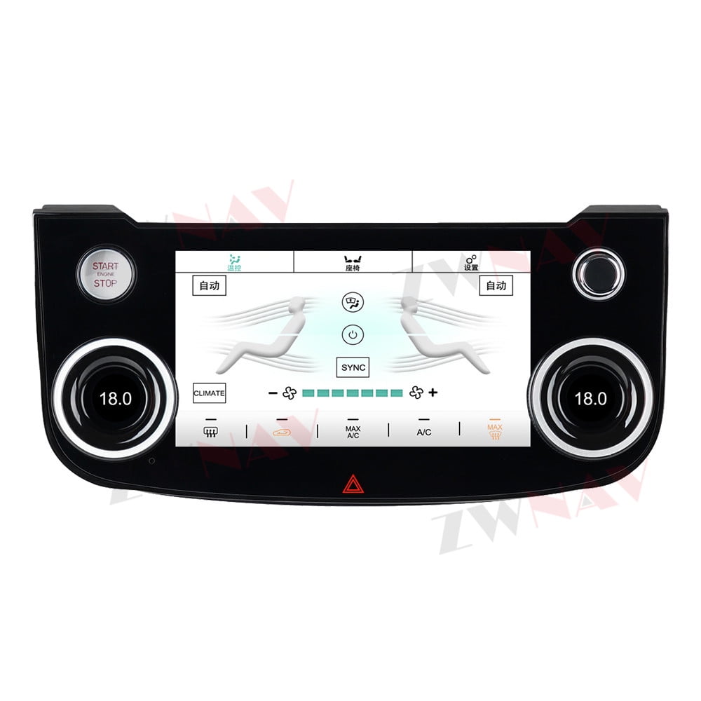 ZWNAV A/C Panel Air Conditioner Climate Control for Jaguar XE 2015-2019 ...