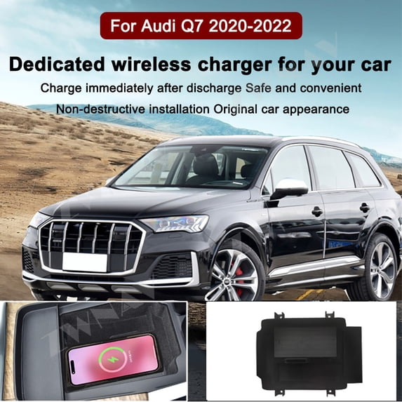 ZWNAV AI car Auto wireless charger for Audi Q7 2020-2022 Intelligent ...