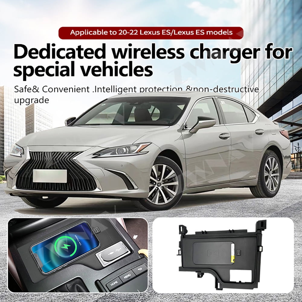 ZWNAV AI car Auto wireless charger for Lexus ES model 2020-2022 ...
