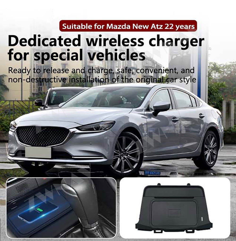 ZWNAV AI car Auto wireless charger for Mazda ATENZA 2022 Intelligent ...