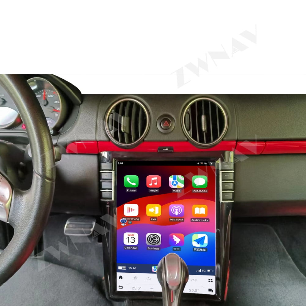 ZWNAV Android 14.0 For Porsche Cayman 2003-2012 Car Vertical Touch ...
