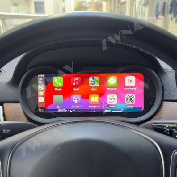 ZWNAV Carplay Digital Cluster Odometer Screen For Mercedes-Benz ML GL ...