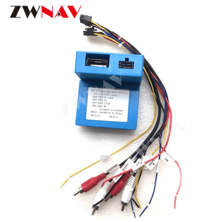ZWNAV D2B Digital Data Bus Fiber Optic Car Radio Decoder Amplifier ...