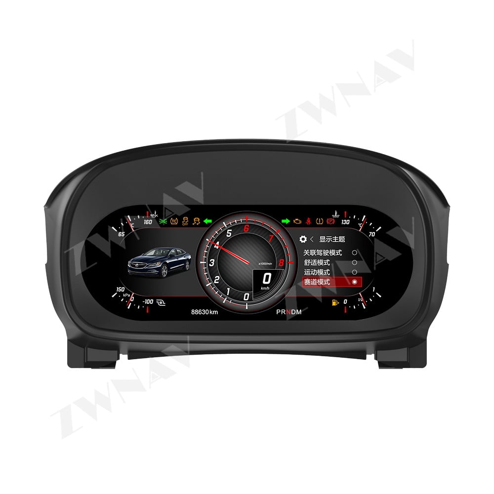 ZWNAV Digital Instrument Cluster, Speedometer, Carplay Radio ...