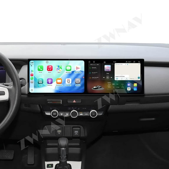 ZWNAV Dual 10.1 inch Screen Car Radio for Honda Fit 2021-2022 Android ...