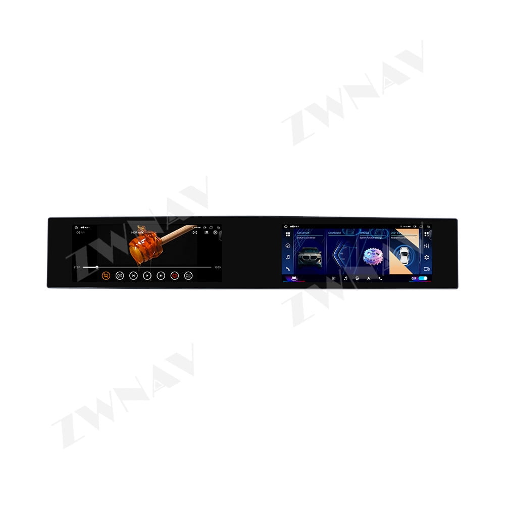 ZWNAV Dual 12.3 inch Android 13 8+256GB Car Radio Dual Screen for BMW 7 ...