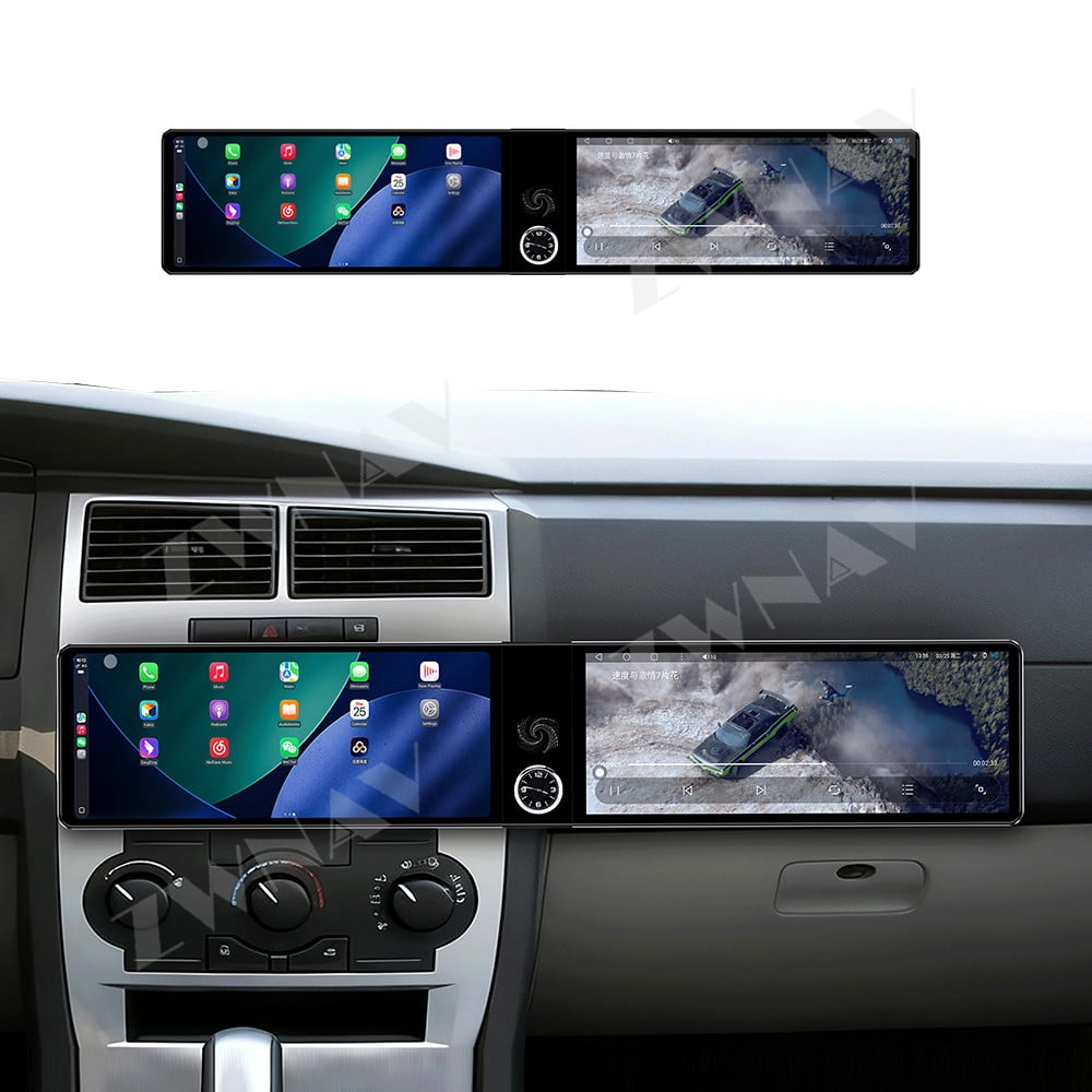 ZWNAV Dual 12.3 inch Screen Car Radio For Dodge Charger/Magnum 2004 ...