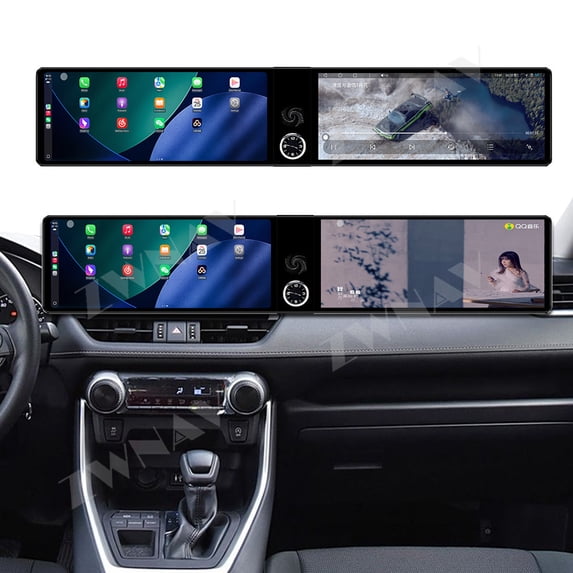ZWNAV Dual 12.3 inch for Toyota RAV4 2020-2022 GPS Navigation Android ...