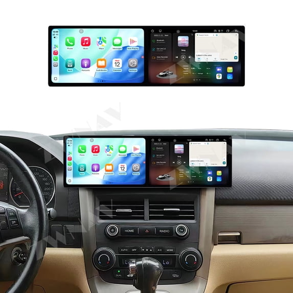 ZWNAV Dual 9.1 inch Screen Car Radio For Honda CR-V 2007-2011 Android ...