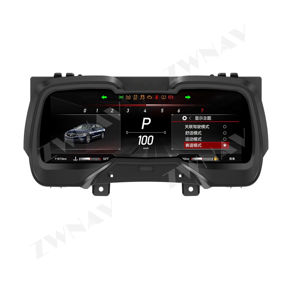 ZWNAV For Chevrolet Camaro 2011-2015 Car LCD Digital Cluster Virtual ...