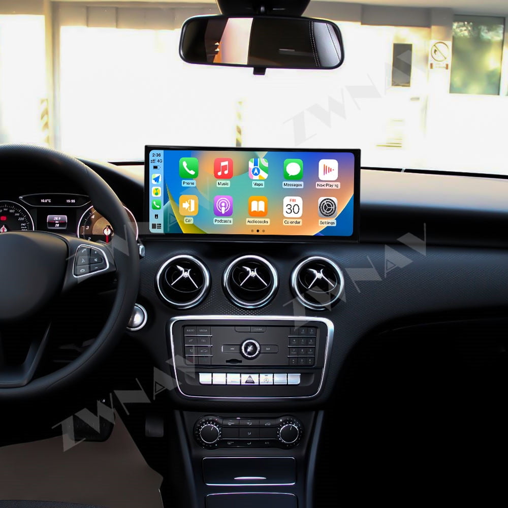 ZWNAV Qualcomm 15.8 inch Car Radio Android 14 For Mercedes Benz A/GLA ...