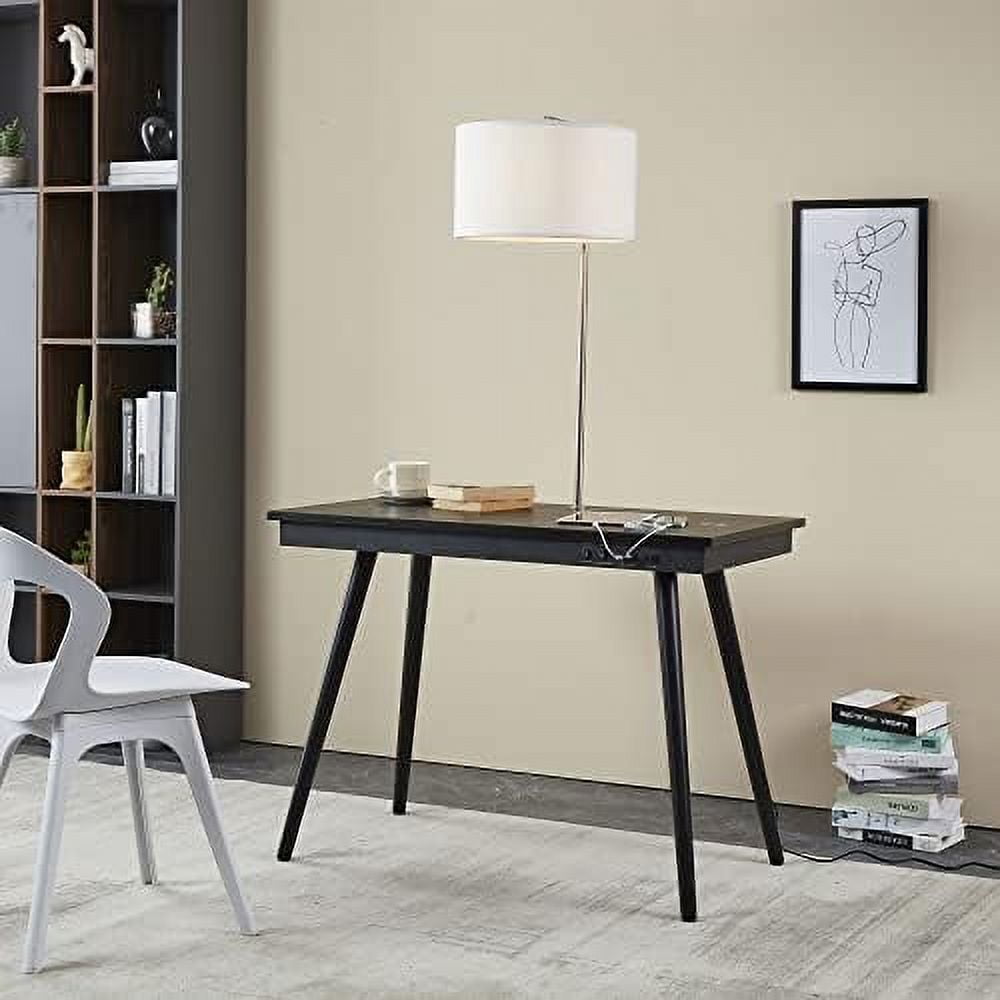 ZWNLKQG Future 39" Mid Century Desk for Home Office Office Desk with ...