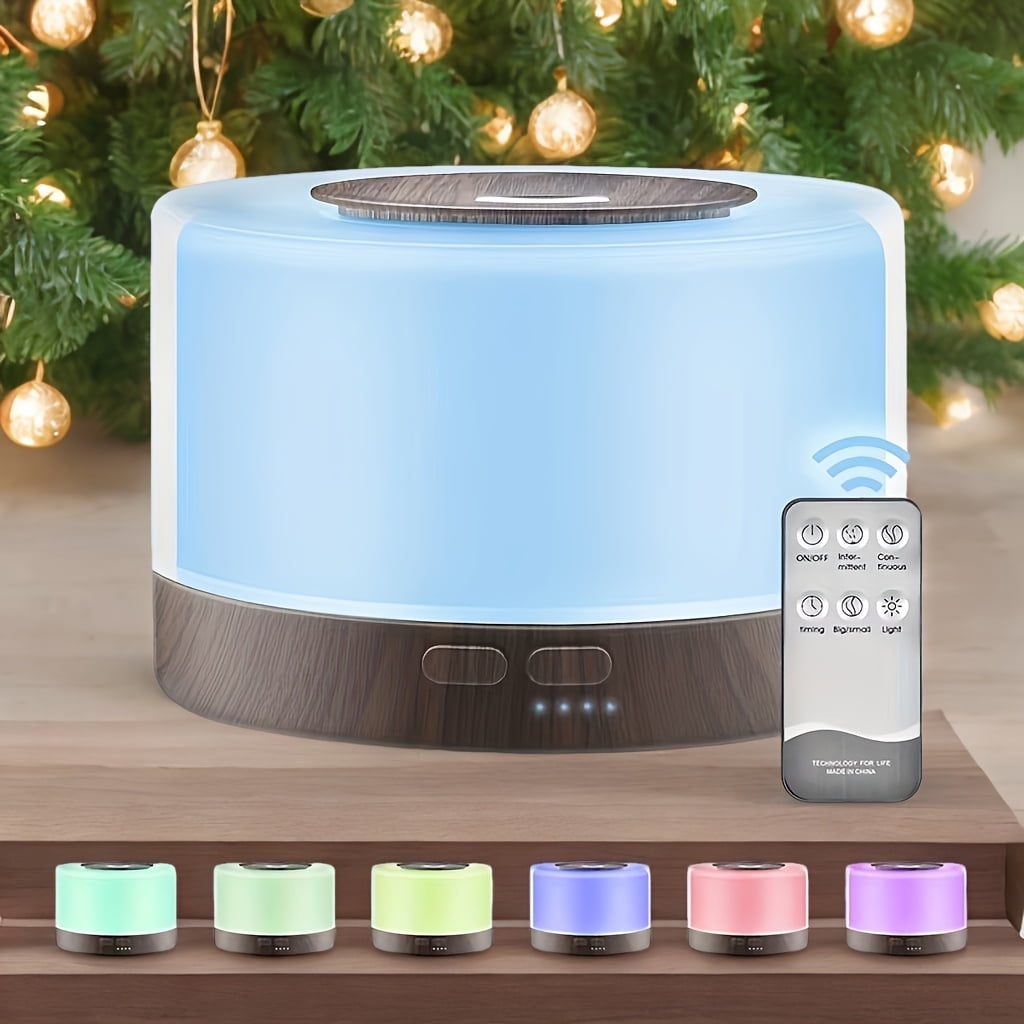 44J44H44 16.91oz Essential Oil Diffuser With Remote Control Premium ...