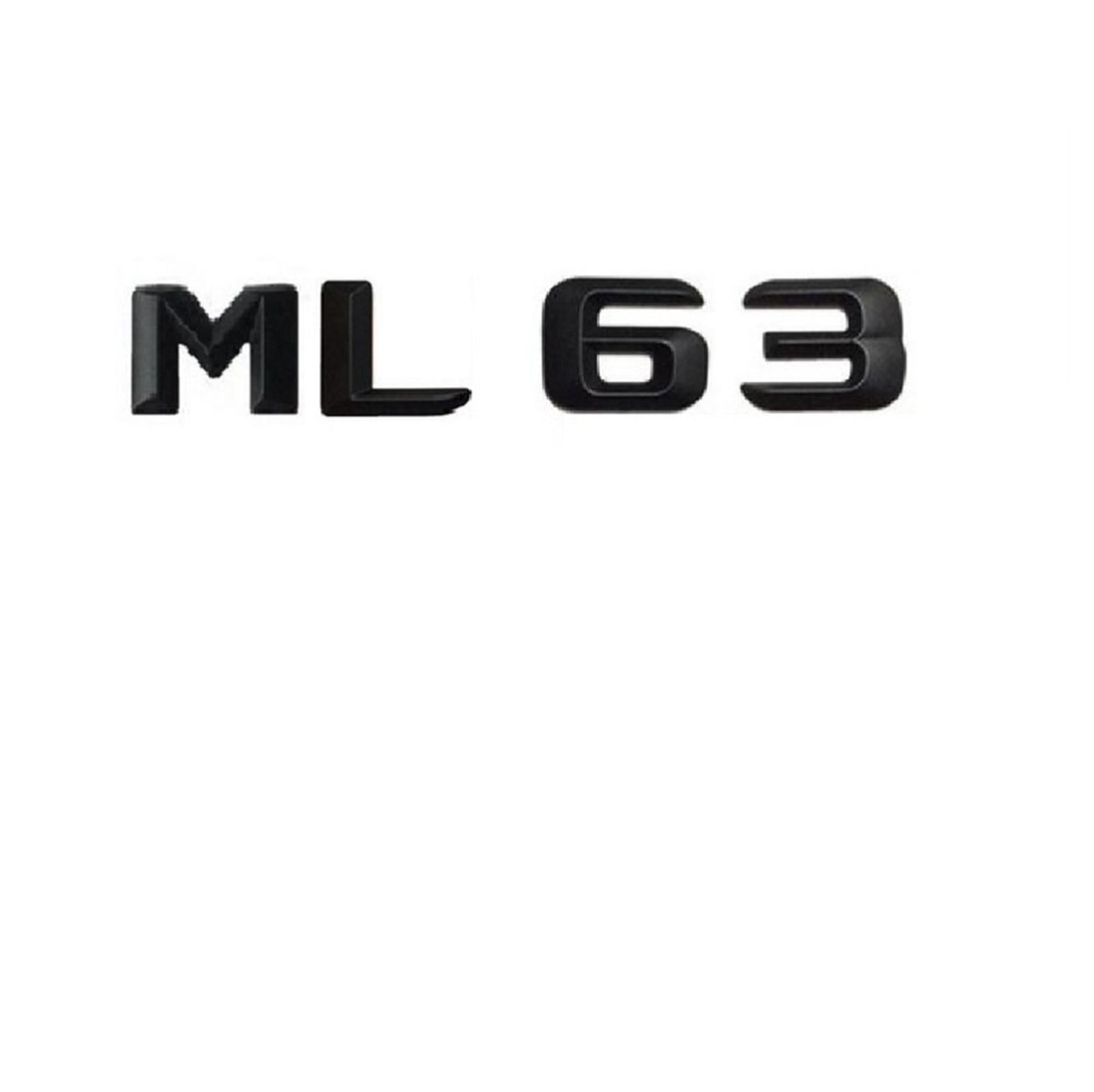 ZWQ 1 Set Matt Black ABS Car Trunk Rear Number Letters Words Badge ...