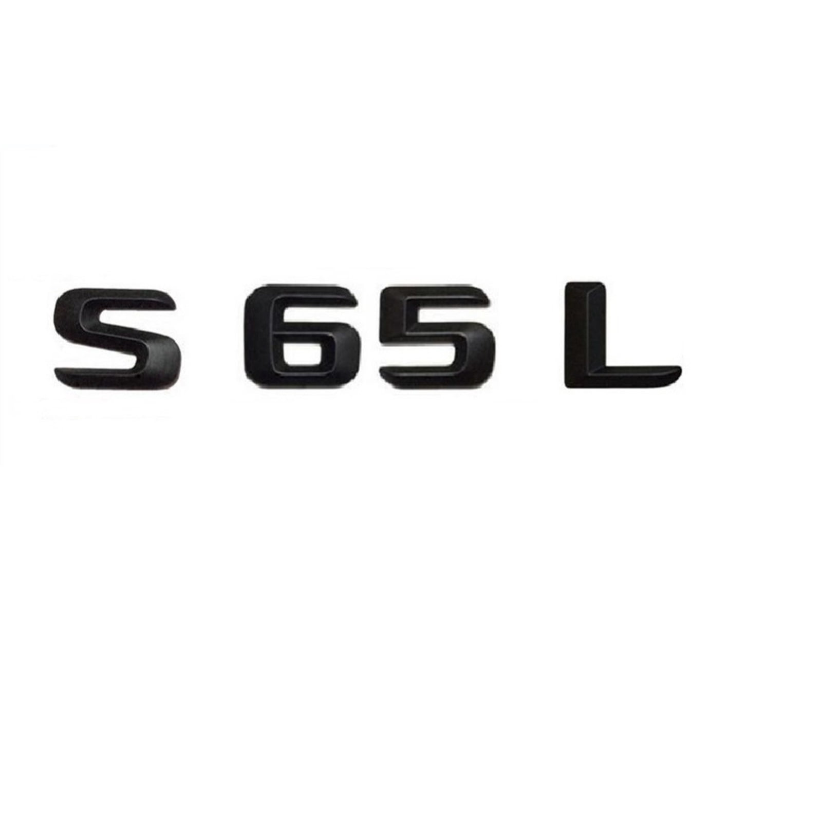 ZWQ 1 Set Matt Black ABS Car Trunk Rear Number Letters Words Badge ...